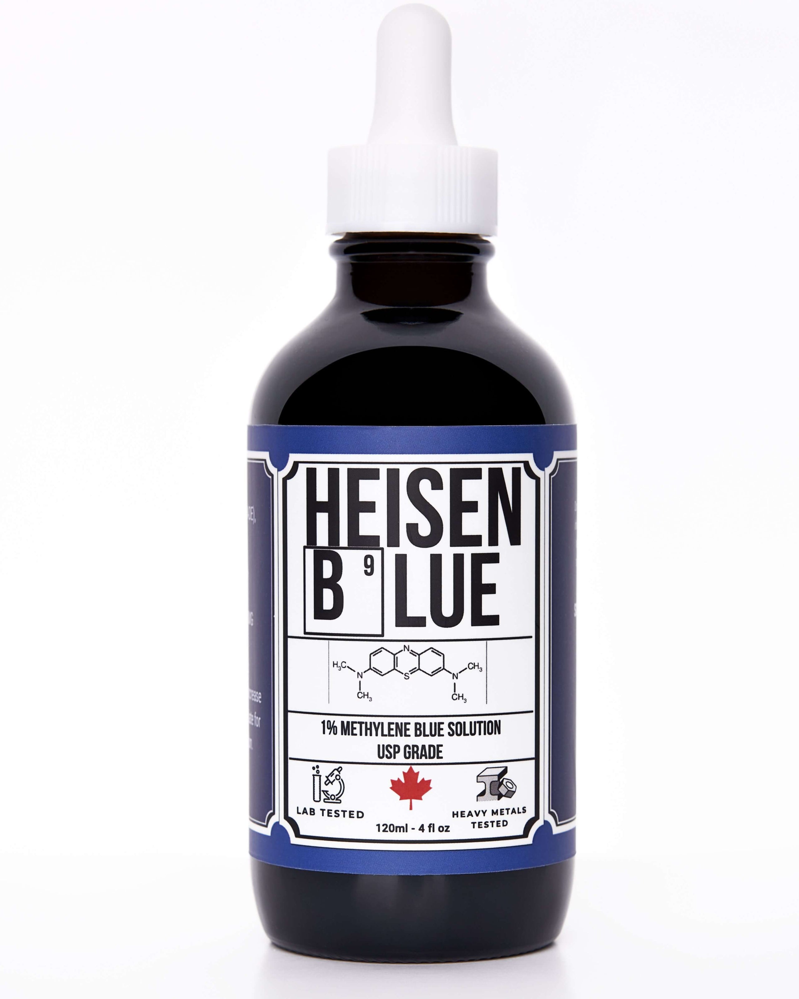 Heisen Blue – High-Purity Methylene Blue Solution