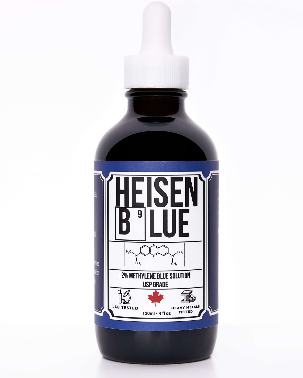 Heisen Blue – High-Purity Methylene Blue Solution
